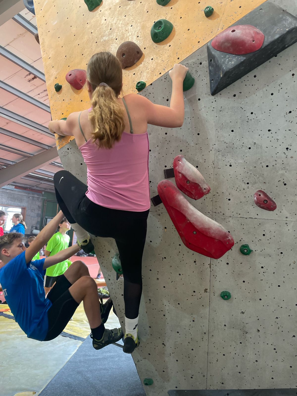 WG nimmt an der saarländischen Bouldermeisterschaft teil